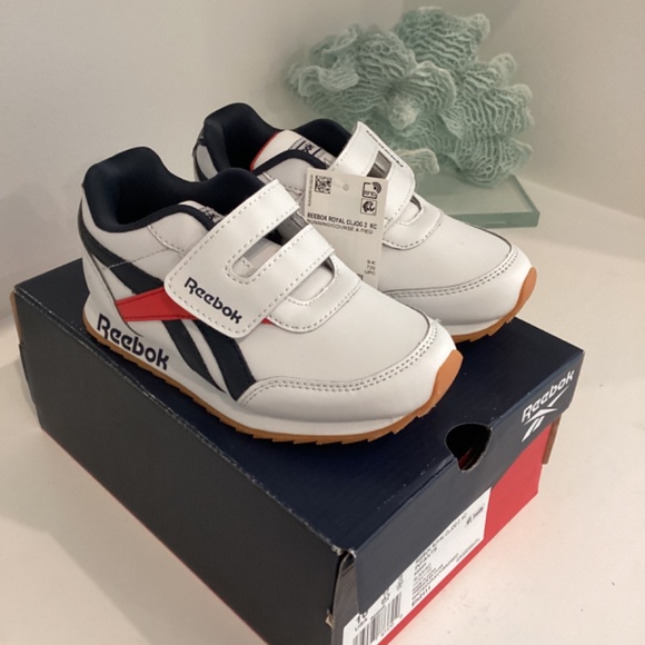 Reebok | Shoes | Reebok Red White And Blue Leather Tennis Shoes ...